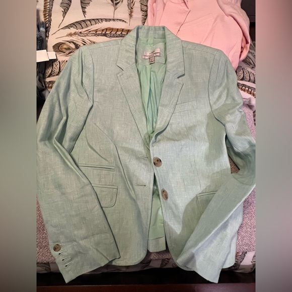 J. Crew | Jackets & Coats | J Crew Mint Green Schoolboy Blazer | Poshmark